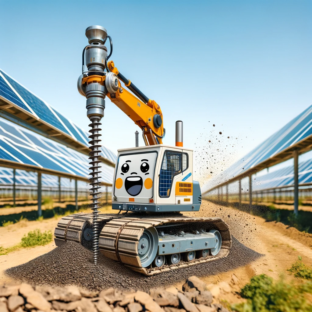 Crawler Photovoltaic Ground Screw Drilling Machines - ClimateTechReview