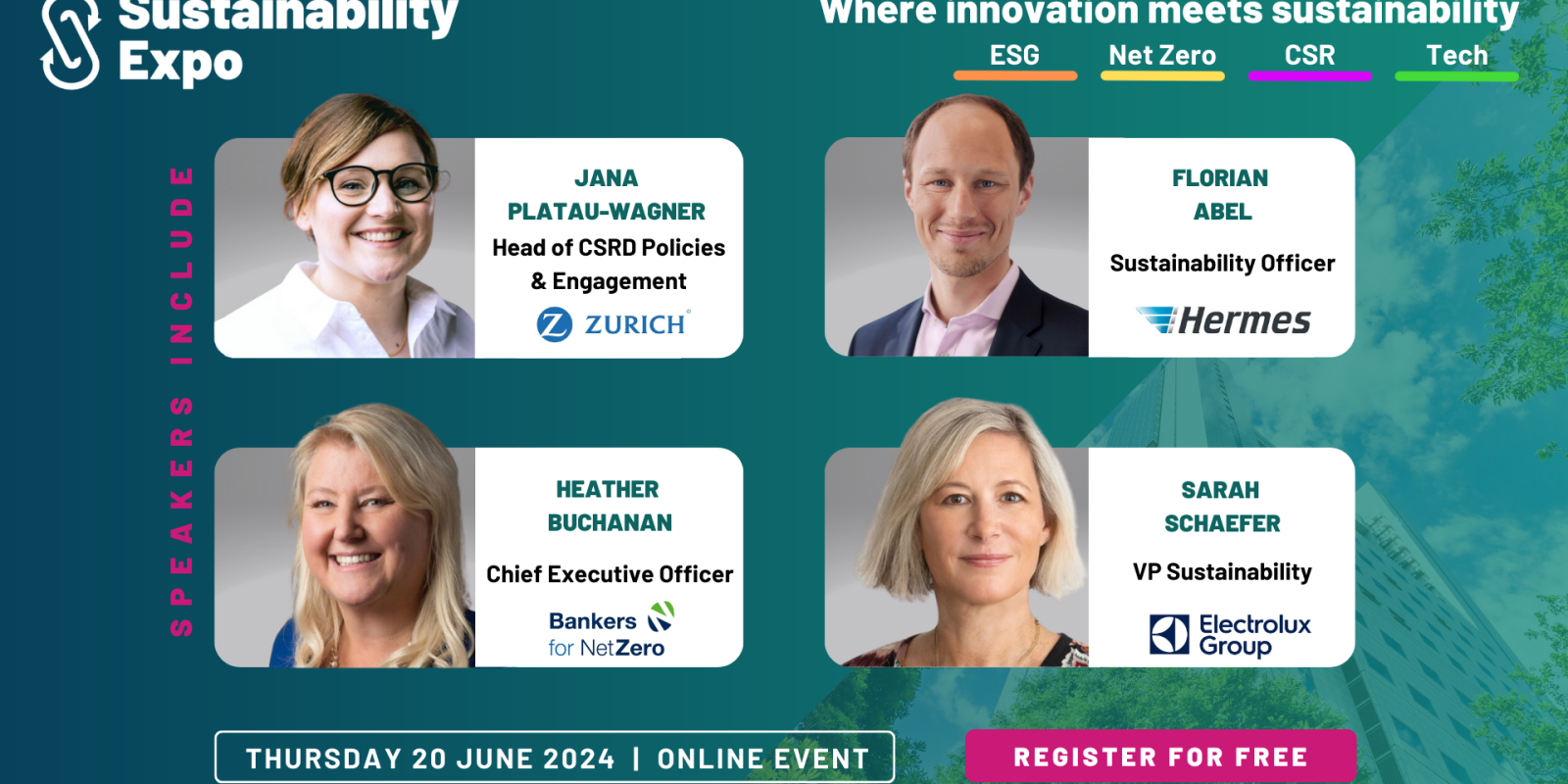 Sustainability Expo Virtual Edition - ClimateTechReview